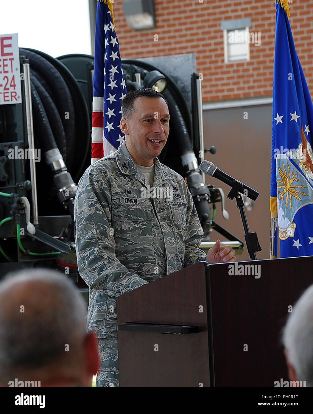 Col. Lyle Drew, 78th Air Base Wing commander, shares some facts about ...