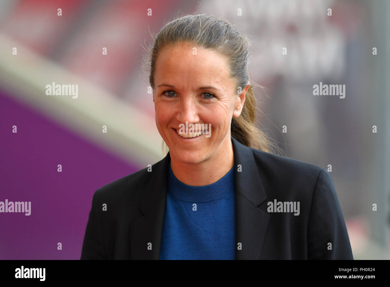 Manchester United Women manager Casey Stoney Stock Photo - Alamy