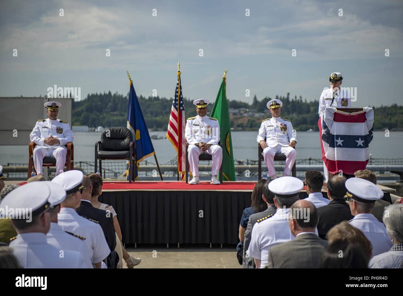 BREMERTON, Wash. (June 20, 2018) Vice Adm. Mary Jackson, commander ...