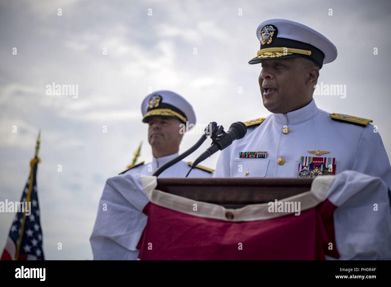 BREMERTON, Wash. (June 20, 2018) Rear Adm. Gary Mayes, outgoing ...