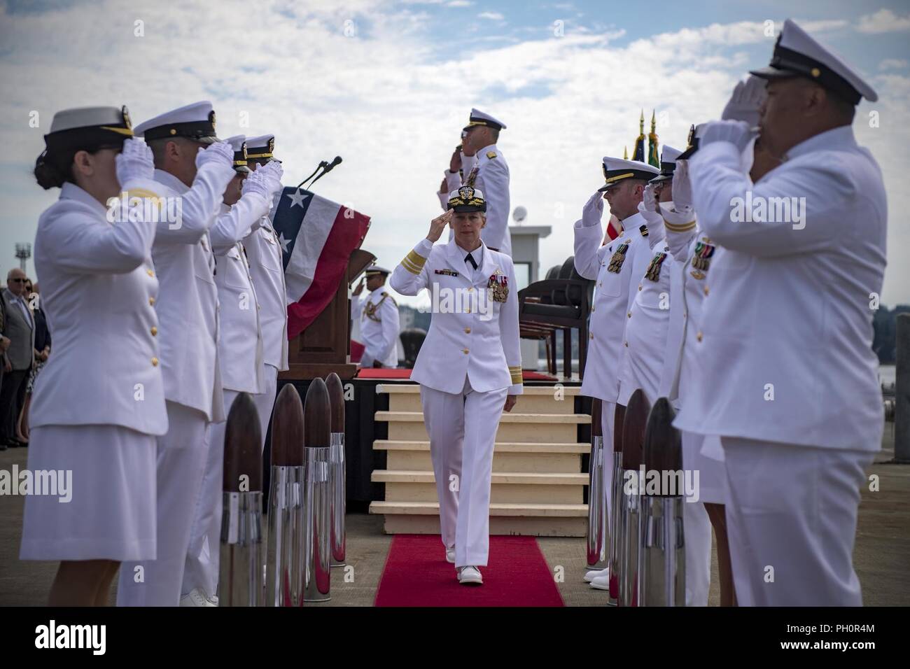 BREMERTON, Wash. (June 20, 2018) Vice Adm. Mary Jackson, commander ...
