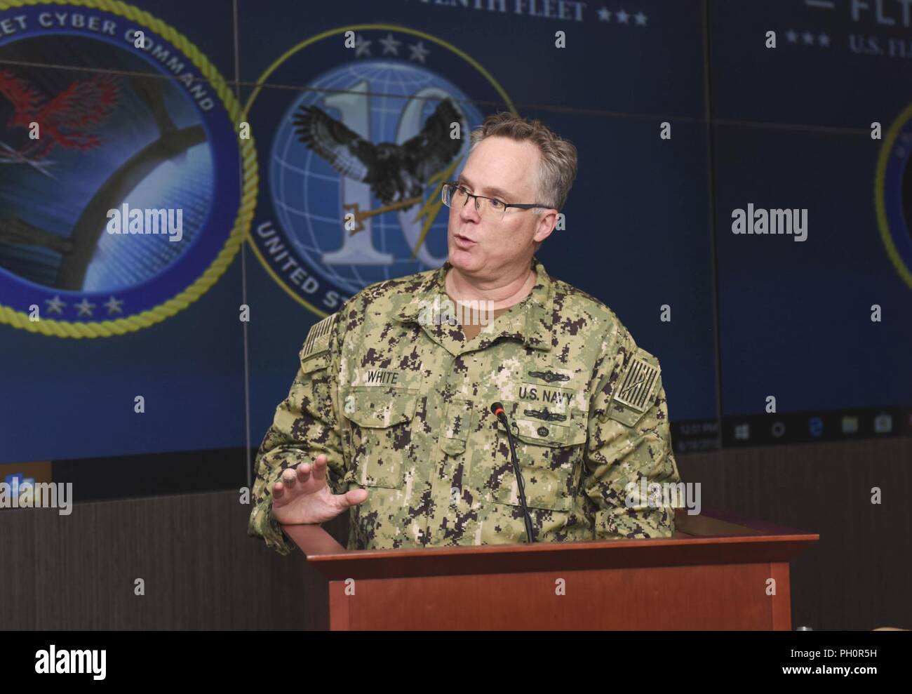 FORT GEORGE G. MEADE, Md. (June 18, 2018) –Vice Adm. Timothy White ...