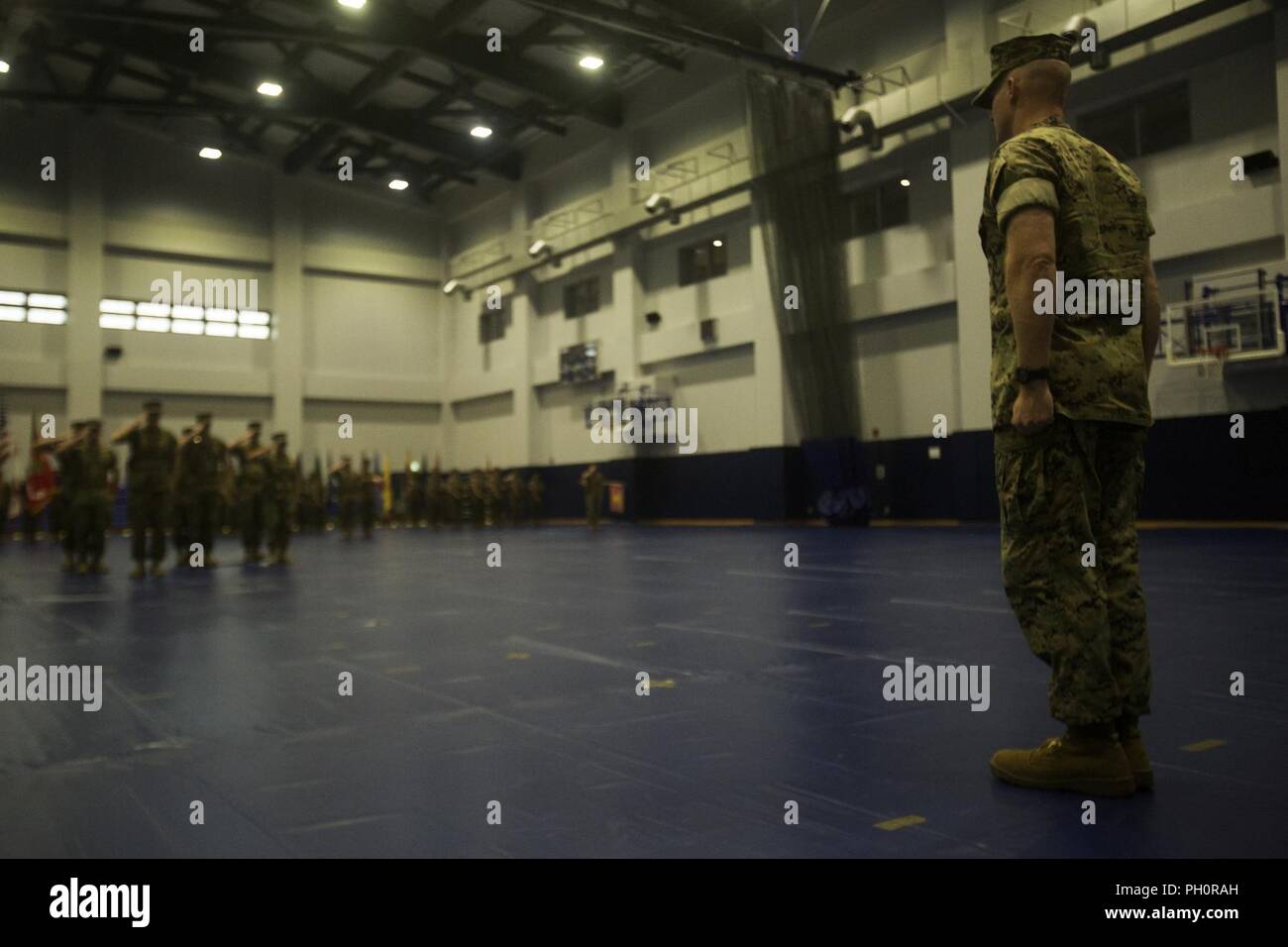 Lt. Col. Jason B Berg, former commanding officer of Marine Wing Support ...
