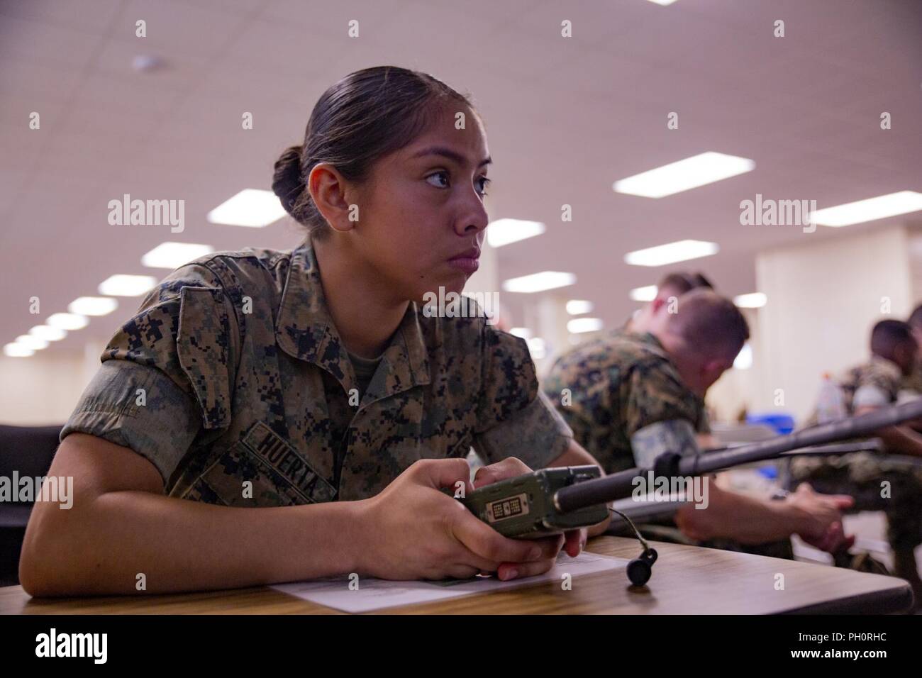 Lance Cpl. Roxanna Huerta, a food service specialist with Food Service ...
