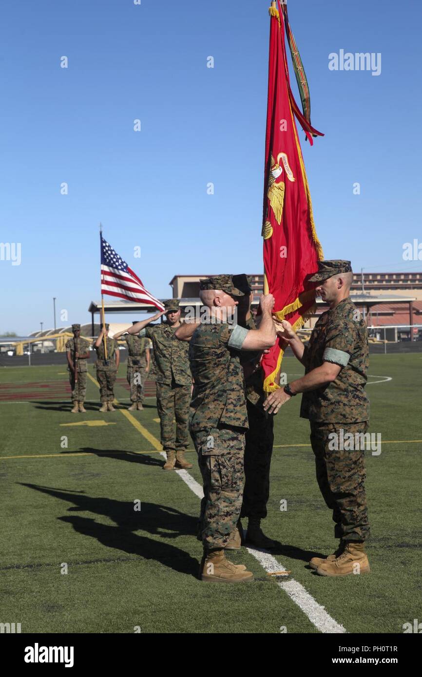 Lt. Col. Jayson M. Tiger relinquishes command of Marine Fighter ...