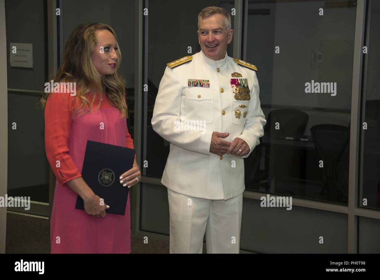 Rear Adm. Peter Brown, Commander of Coast Guard District Seven ...