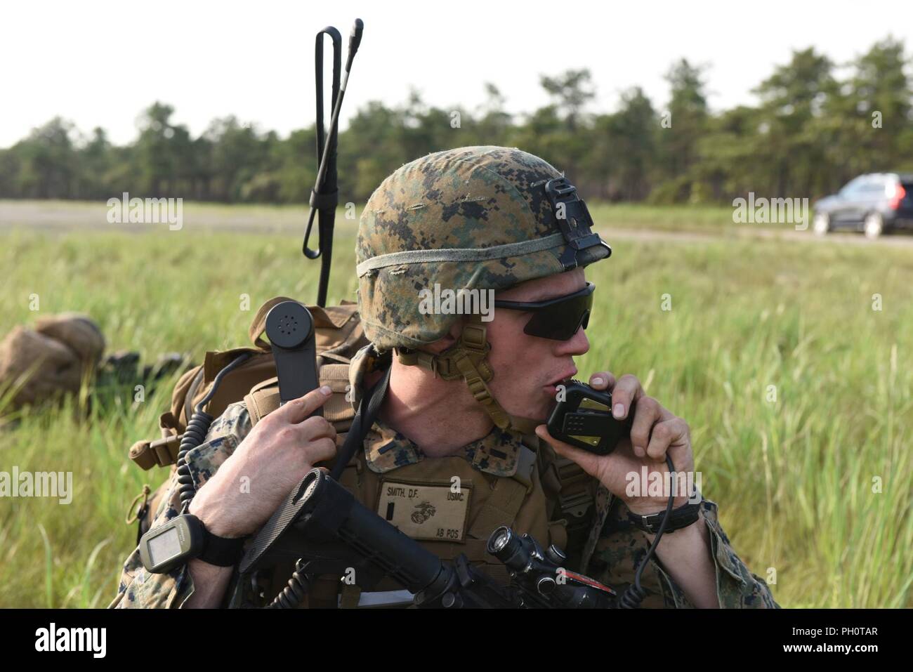 U.S. Marine Corps 1st Lt. Daniel Smith, Company F, 2nd Battalion, 25th ...