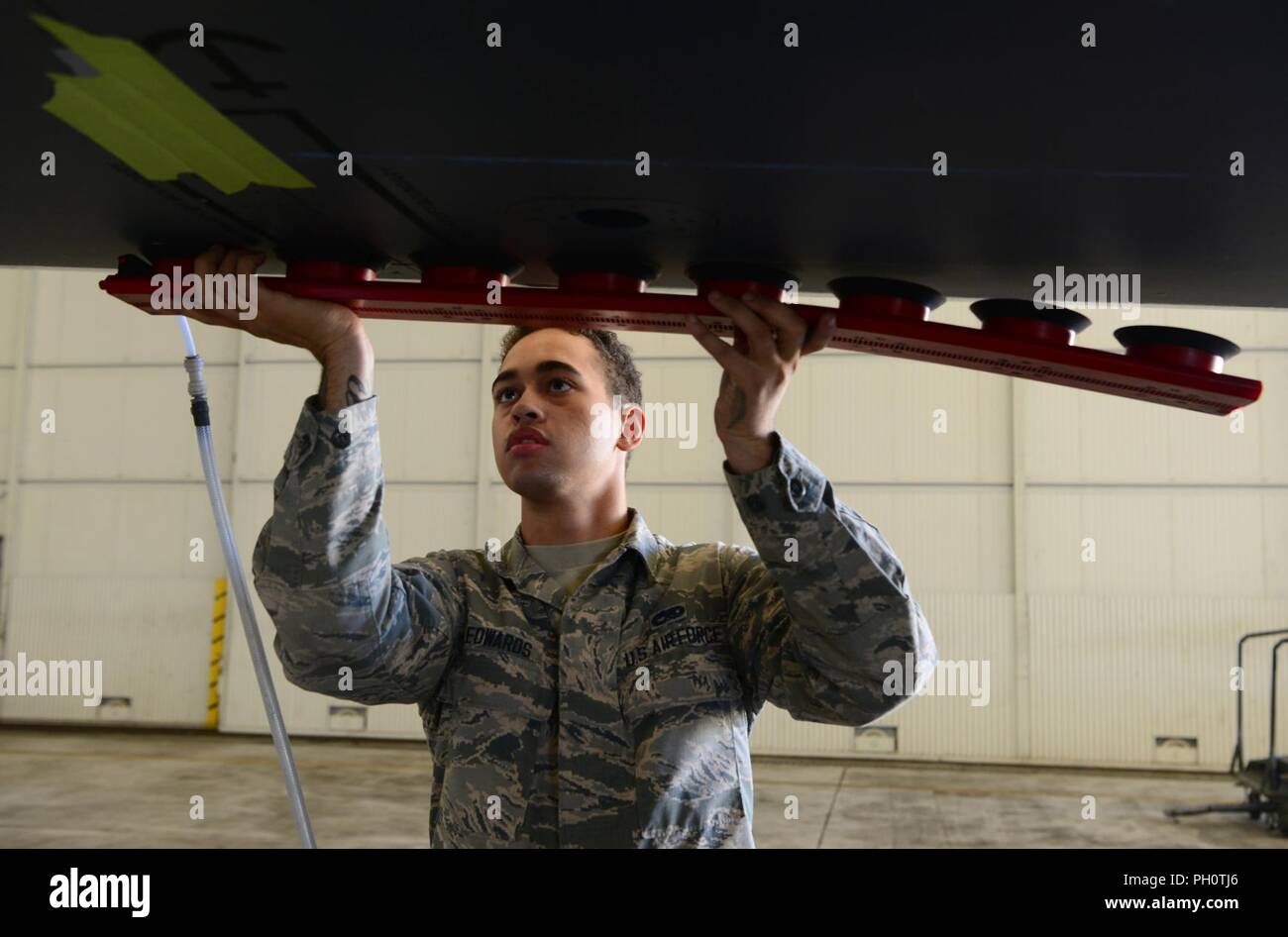 Airman Isaiah Edwards, 9th Maintenance Squadron non-destructive ...