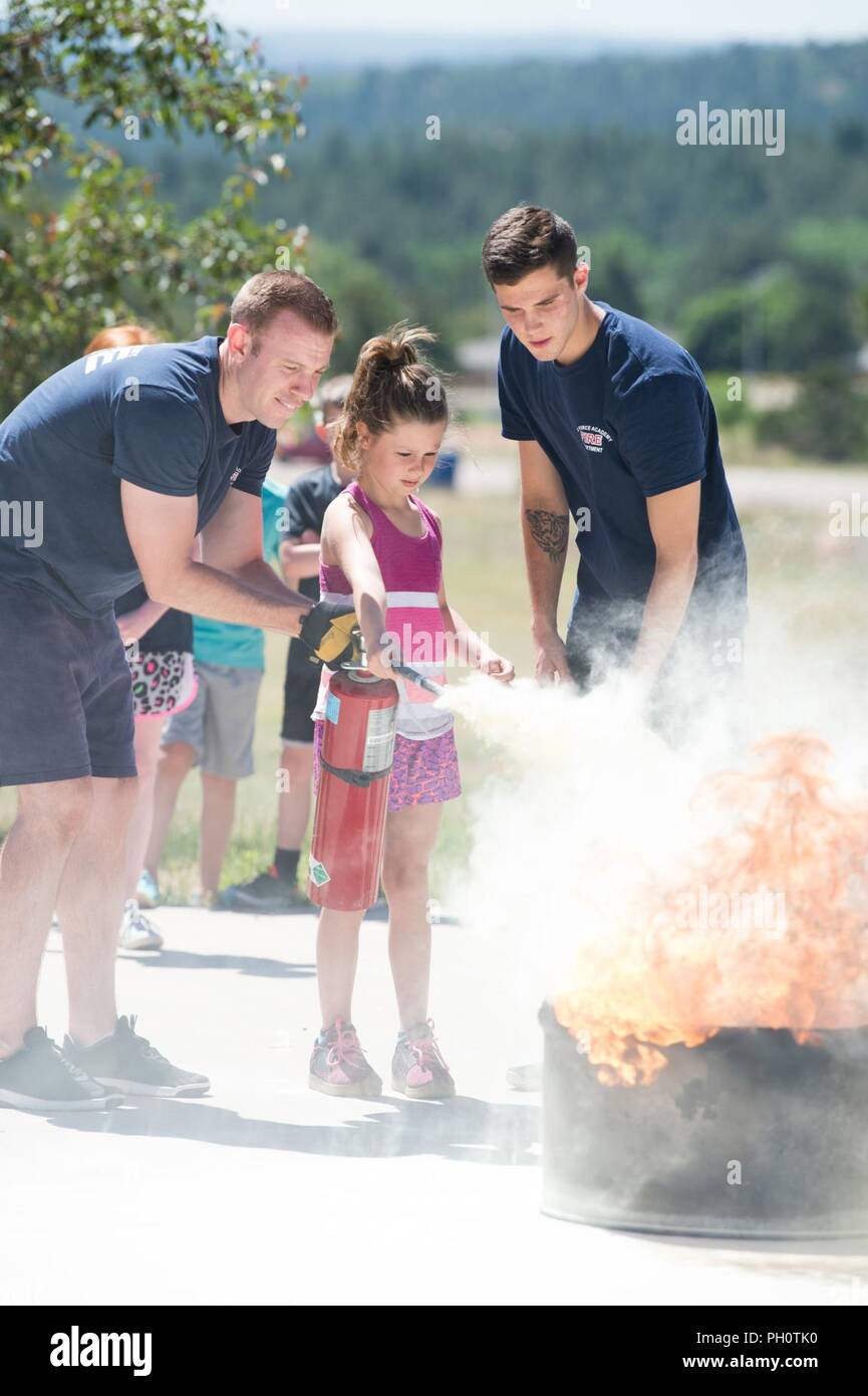U.S. Air Force Academy -- U.S. Air Force Academy firefighters conduct ...