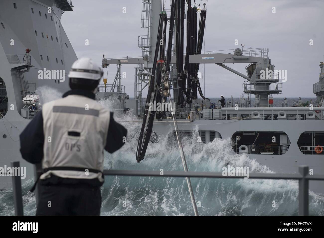 NORWEGIAN SEA (June 16, 2018) Lt. Taylor Auclair, operations officer ...