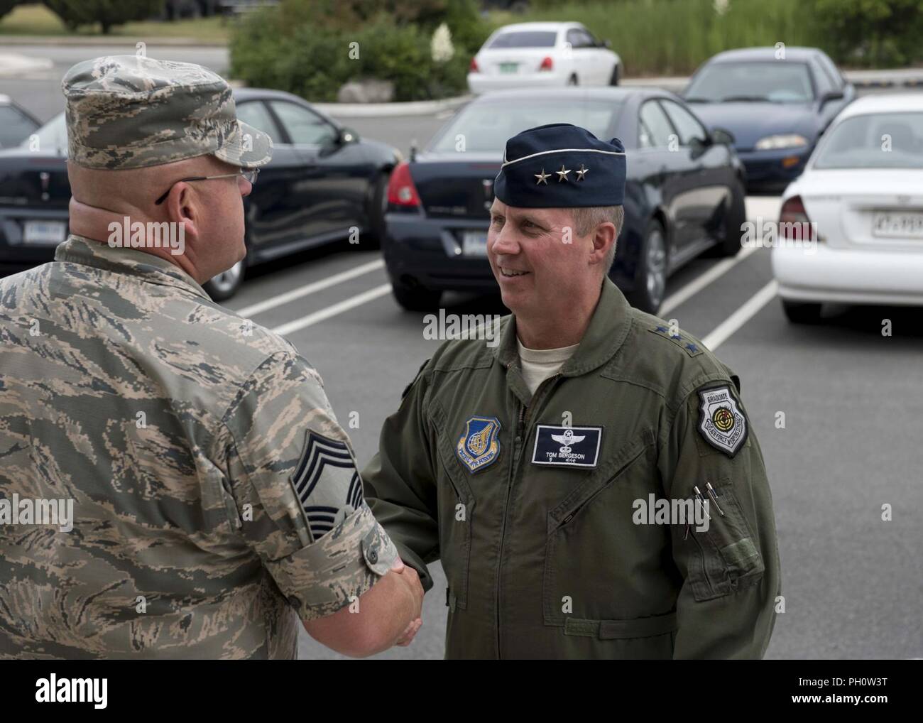 Chief Master Sgt. Robert Baker, Chief Enlisted Manager from the 8th ...