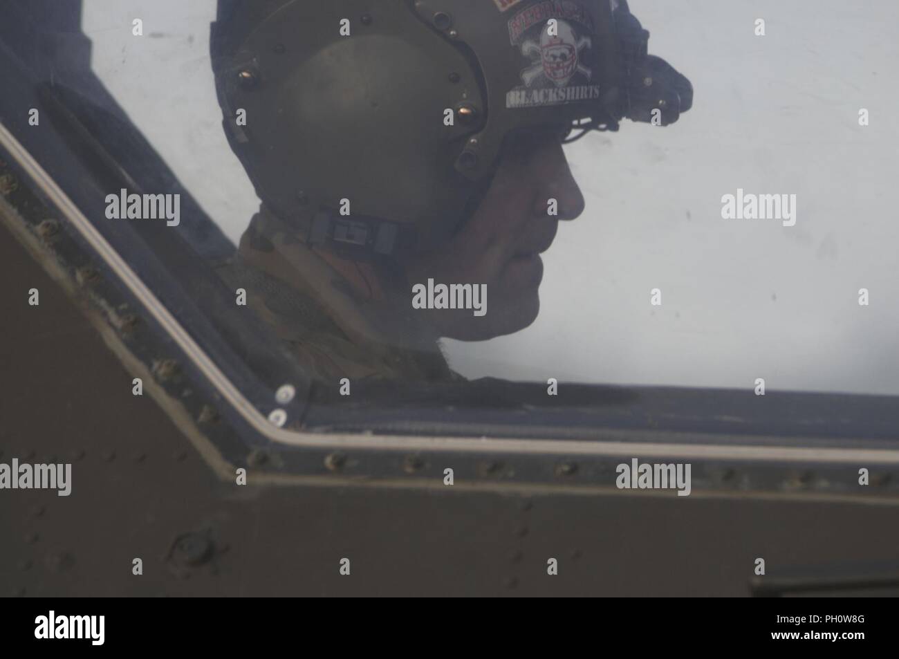 A U.S. Army Apache helicopter pilot assigned to Task Force Viper 1st ...