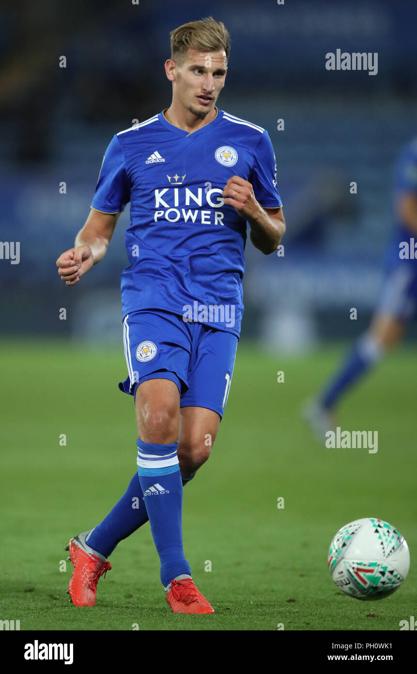Leicester City's Marc Albrighton Stock Photo - Alamy