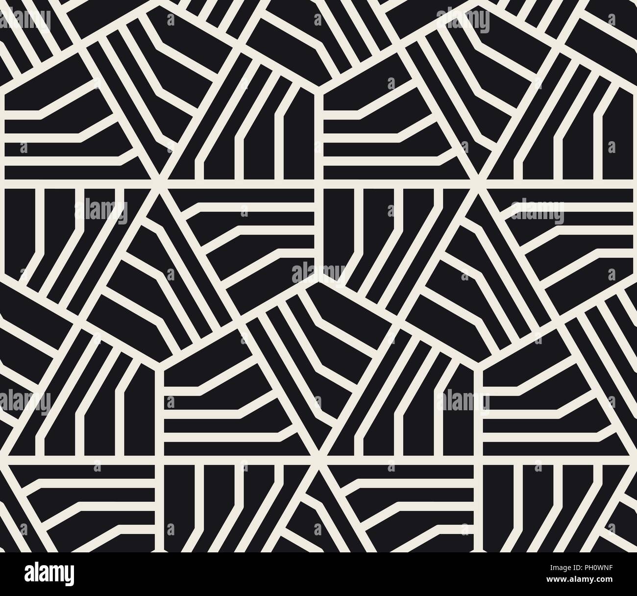Vector seamless pattern. Modern stylish abstract texture. Repeating ...