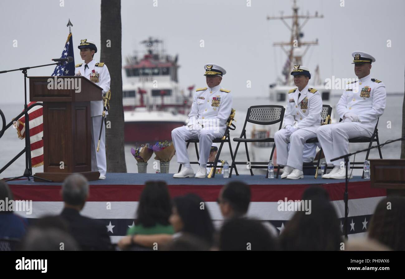 Capt. Charlene Downey, Coast Guard Sector Los Angeles-Long Beach ...
