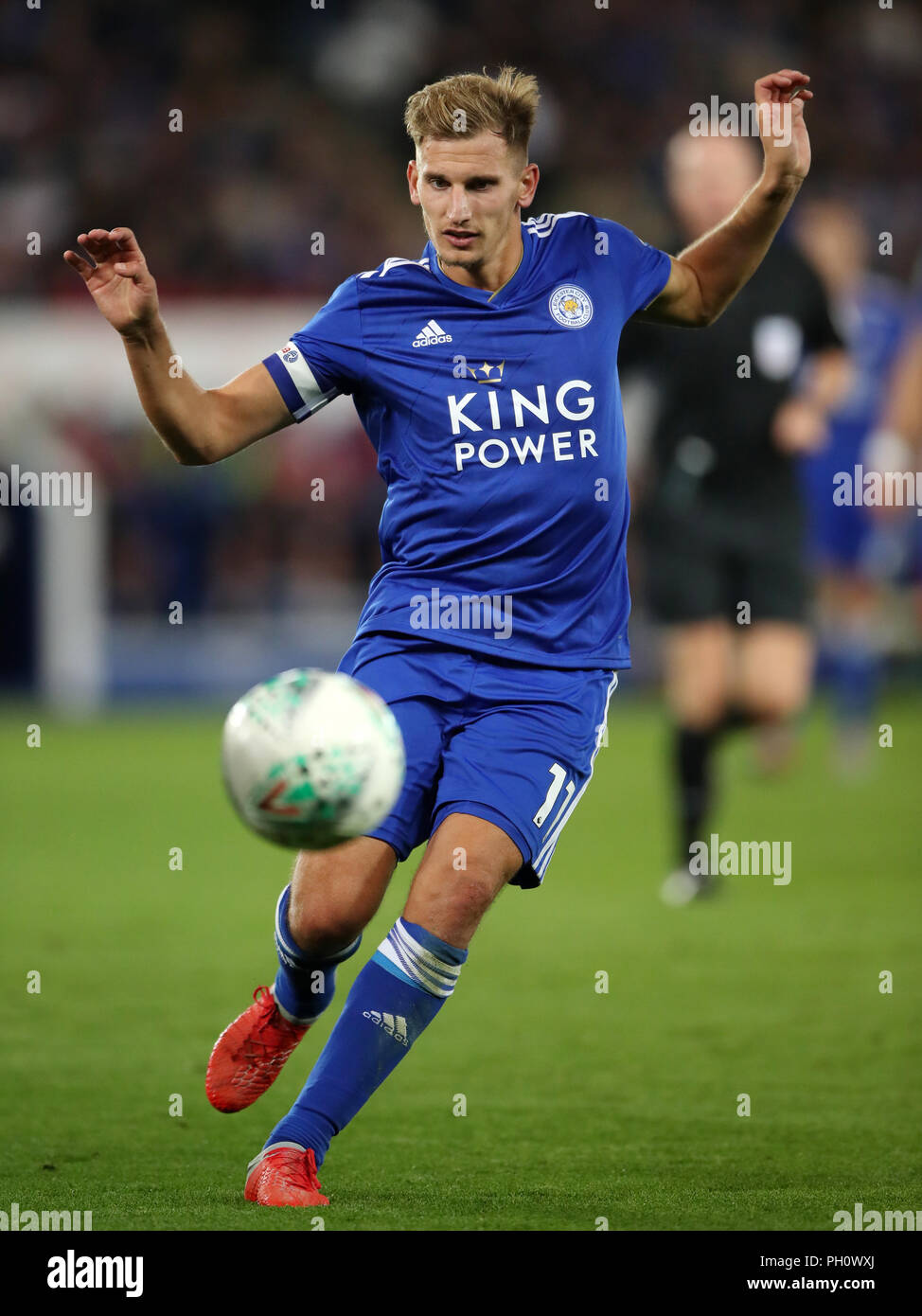 Leicester City's Marc Albrighton Stock Photo - Alamy