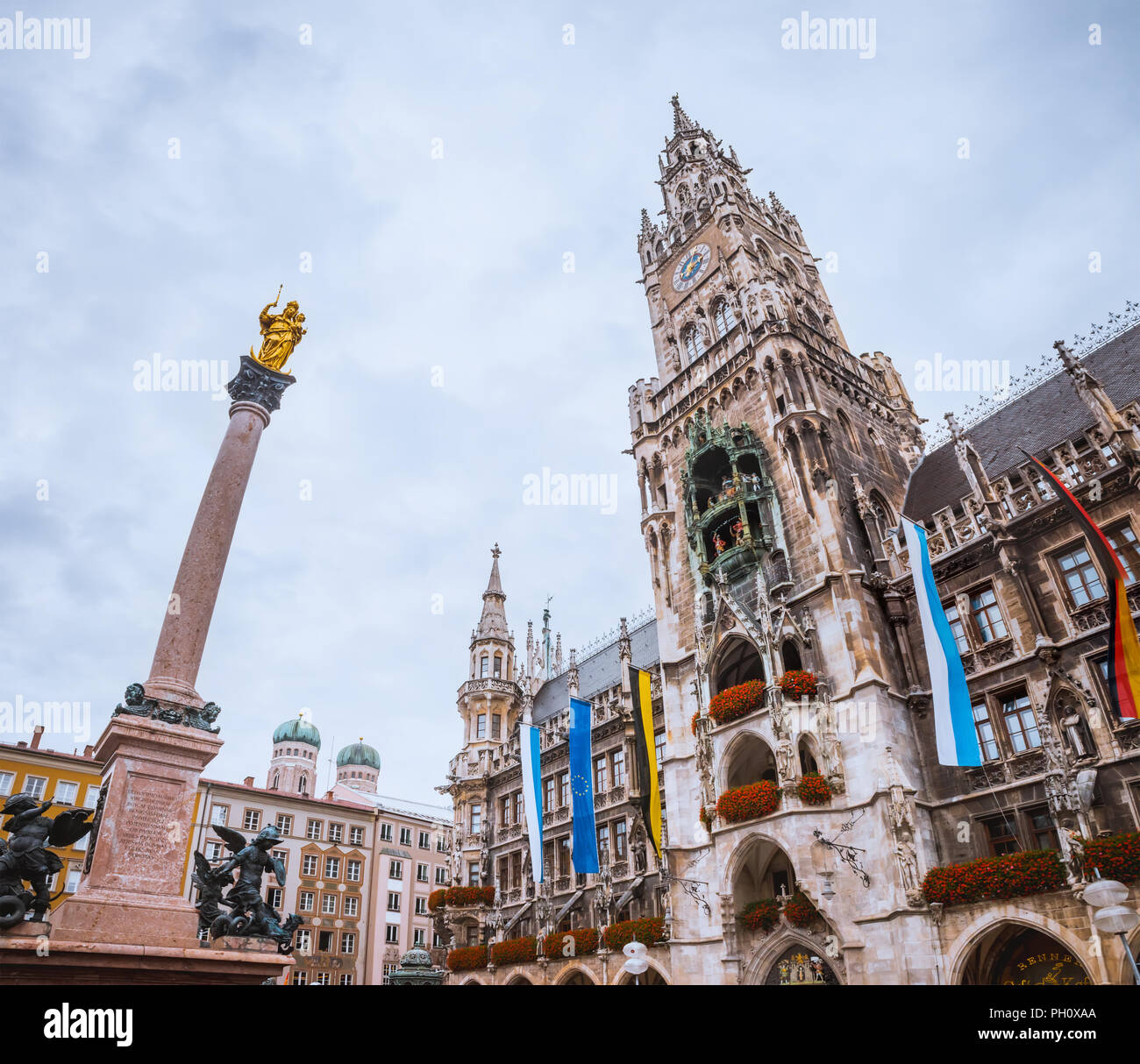 Marienplatz architecture hi-res stock photography and images - Alamy