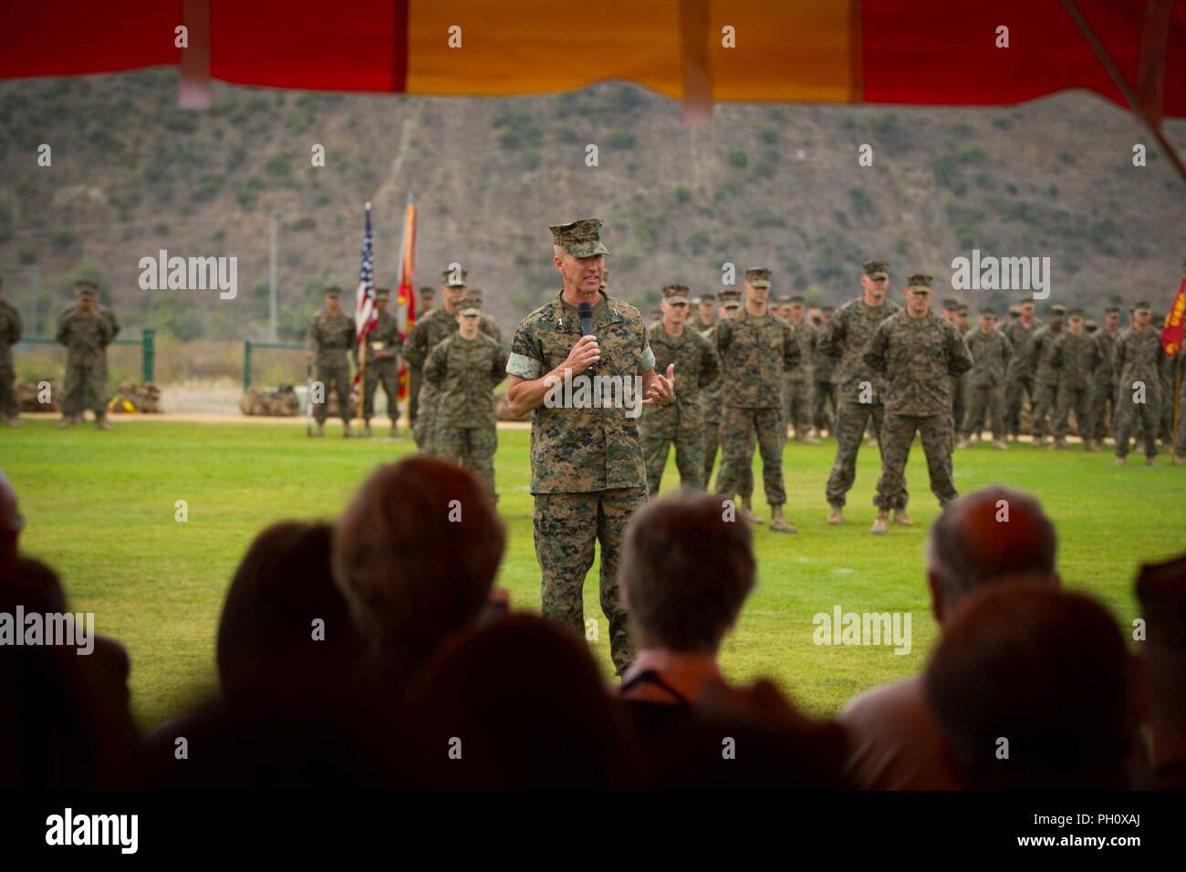 U.S. Marine Corps Maj. Gen. Eric M. Smith, the commanding general of ...