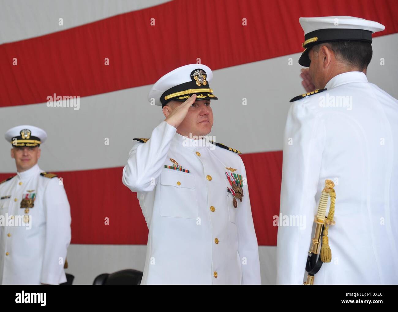 OAK HARBOR, Wash. (June 22, 2018) — Capt. Kevin Long, Commodore, Patrol ...
