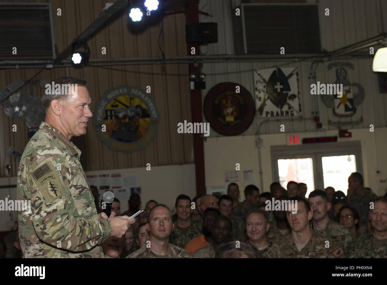U.S. Army Brig. Gen. James Craig, commander, Combined Joint Task Force ...