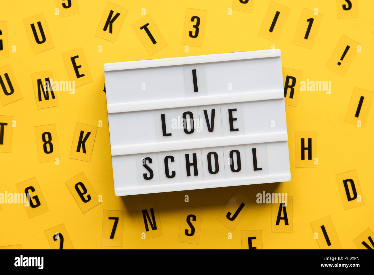 I love school hi-res stock photography and images - Alamy