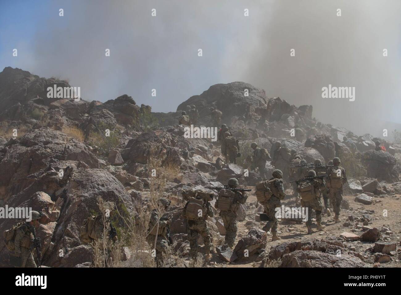 Marines with 1st Battalion, 25th Marine Regiment, 4th Marine Division ...