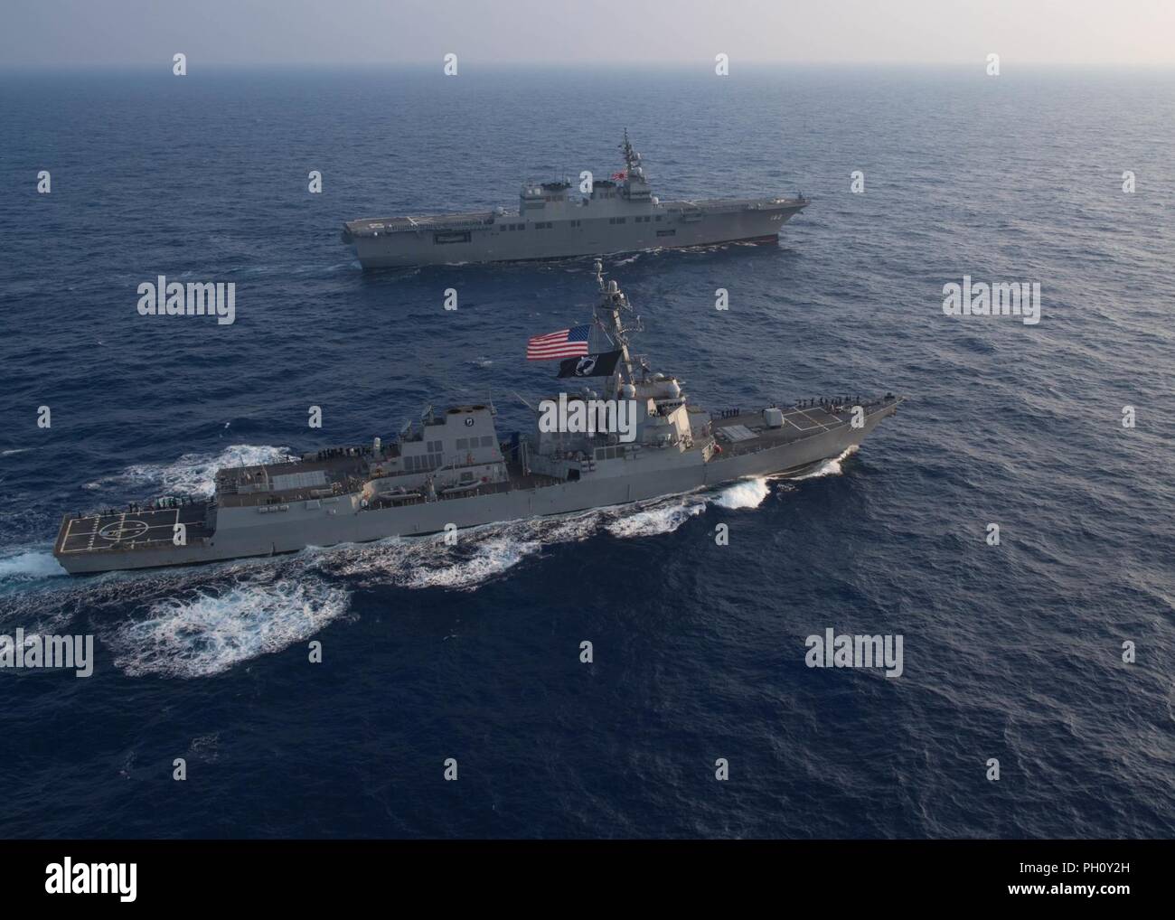 PACIFIC OCEAN (June 23, 2018) U.S. Navy guided-missile destroyer USS ...