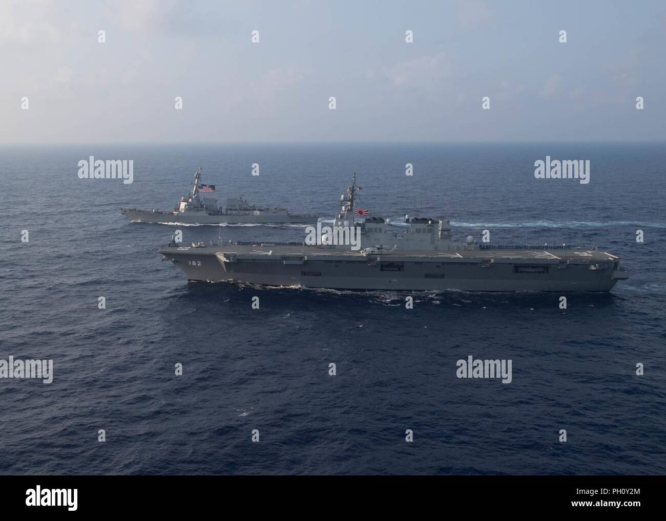 PACIFIC OCEAN (June 23, 2018) U.S. Navy guided-missile destroyer USS ...