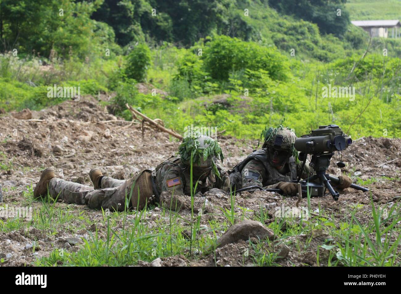 Raider Brigade forward observers during the occupation of an ...