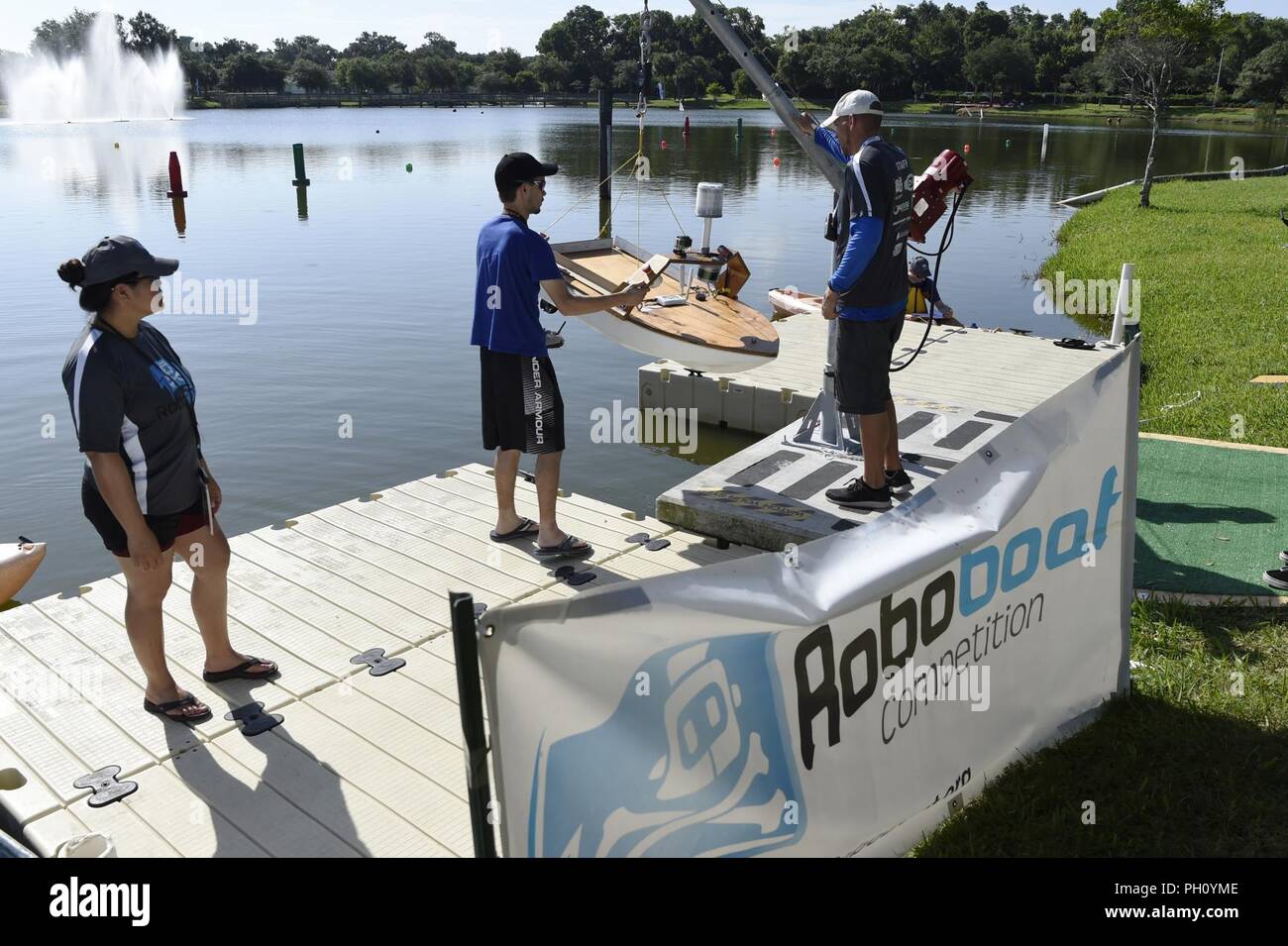 SOUTH DAYTONA, Fla. (Jun. 23, 2018) A student designed autonomous ...