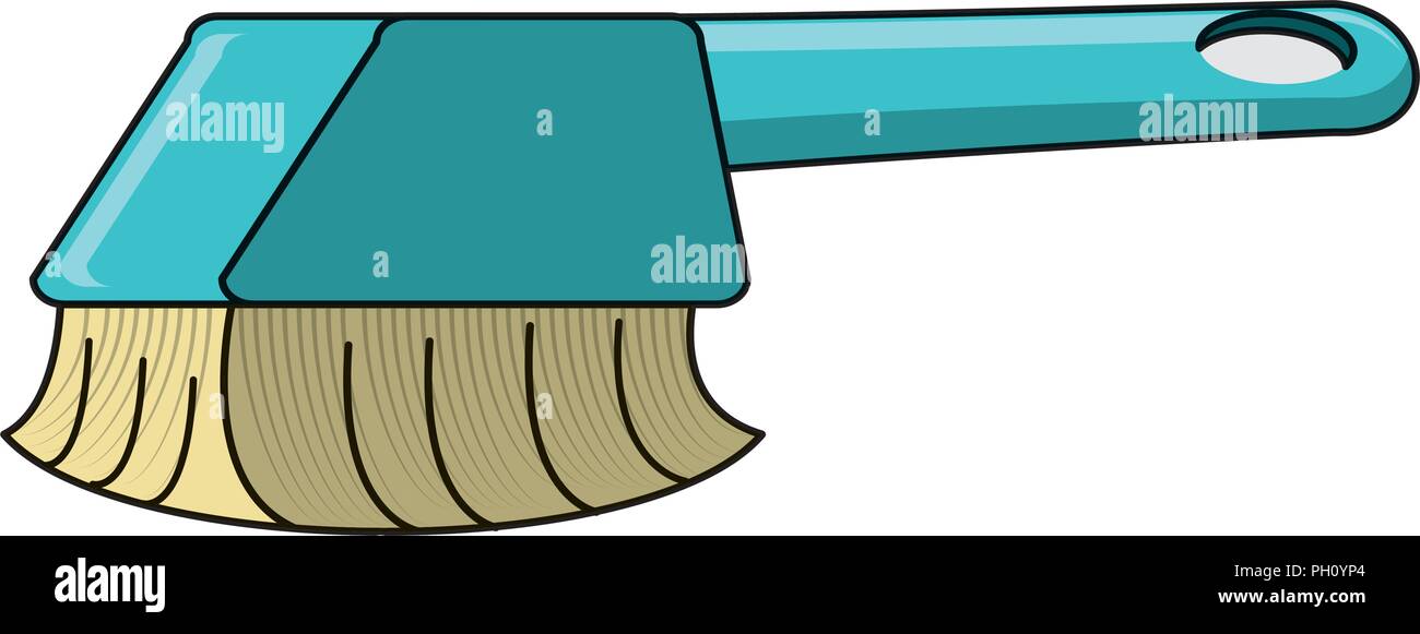 pet brush icon over white background, vector illustration Stock Vector ...