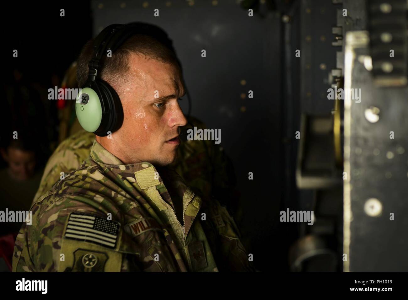 Aircrew with the 4th Special Operations Squadron conduct a routine ...