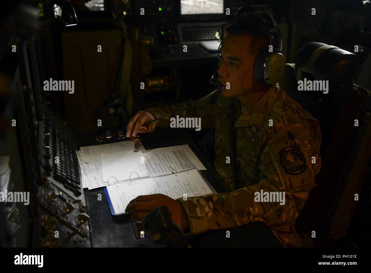 Aircrew with the 4th Special Operations Squadron conduct a routine ...