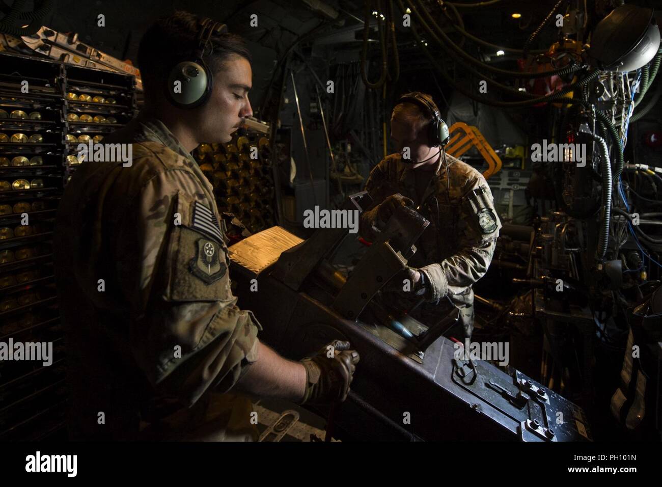 Aircrew with the 4th Special Operations Squadron conduct a routine ...