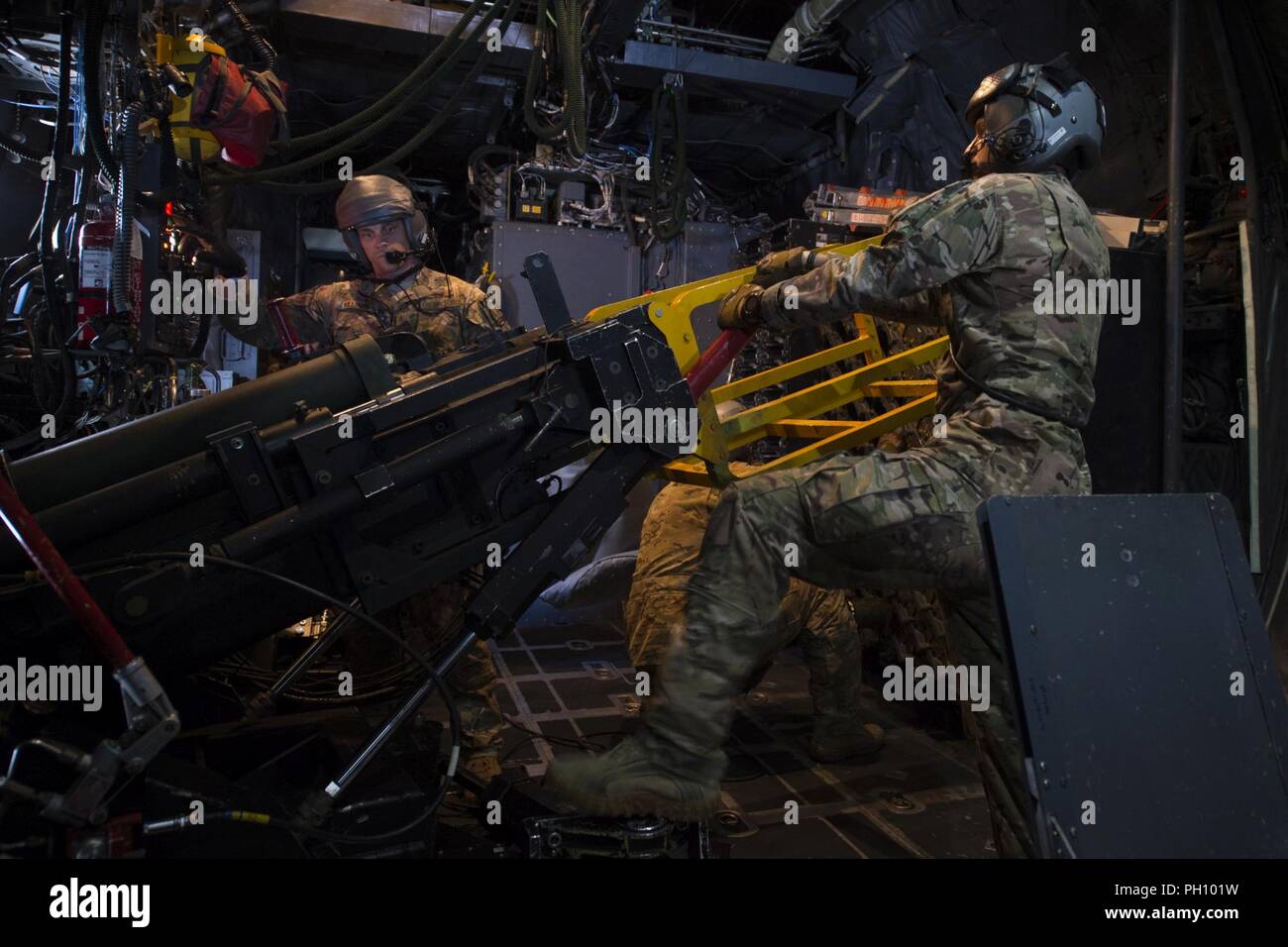 Aircrew with the 4th Special Operations Squadron conduct a routine ...