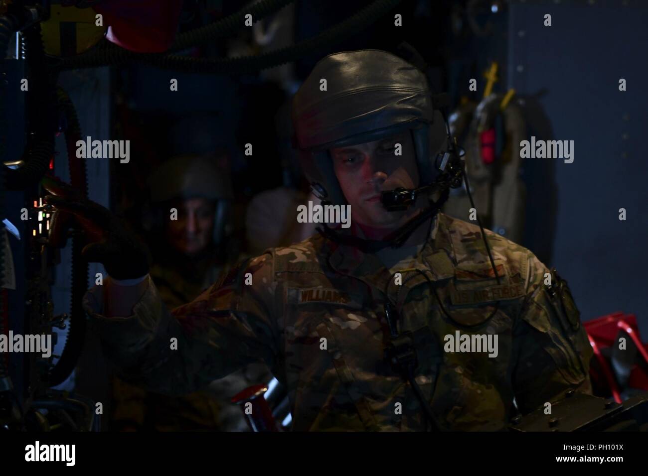 Aircrew with the 4th Special Operations Squadron conduct a routine ...