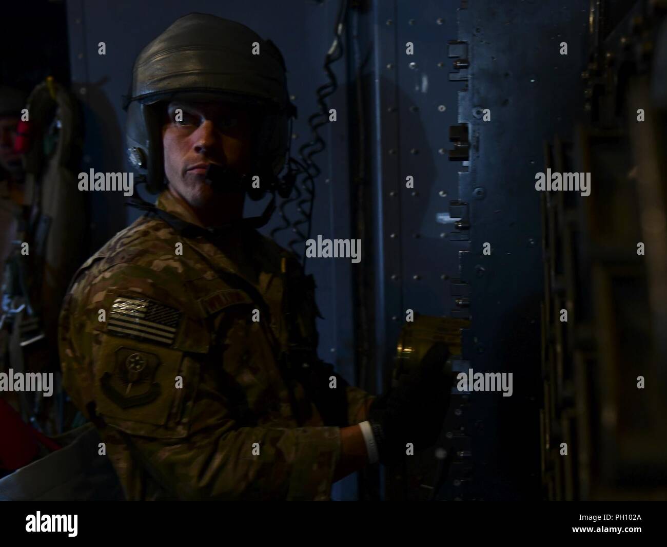 Aircrew with the 4th Special Operations Squadron conduct a routine ...
