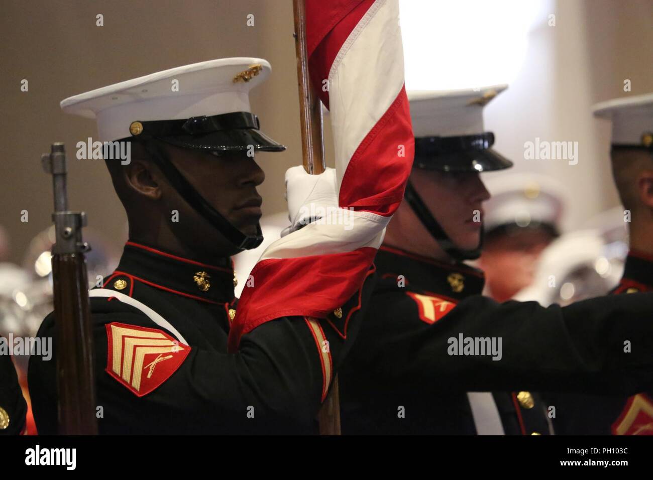The 38th Color Sergeant of the Marine Corps, Sgt. Francis Frazier ...