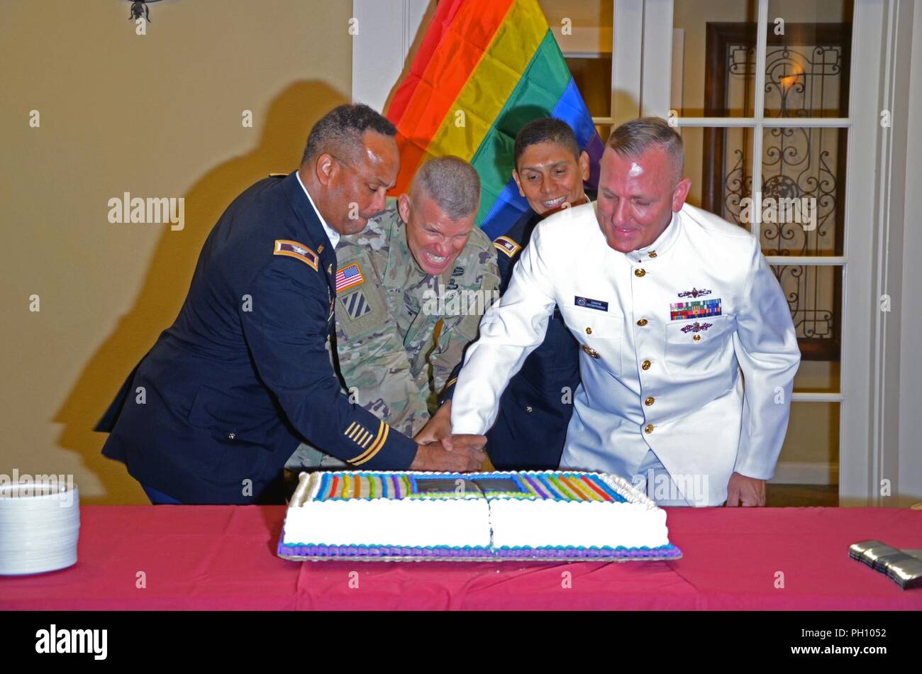 From left: Col. Larry O. France, WACH Commander, Brig. Gen. Jeff ...