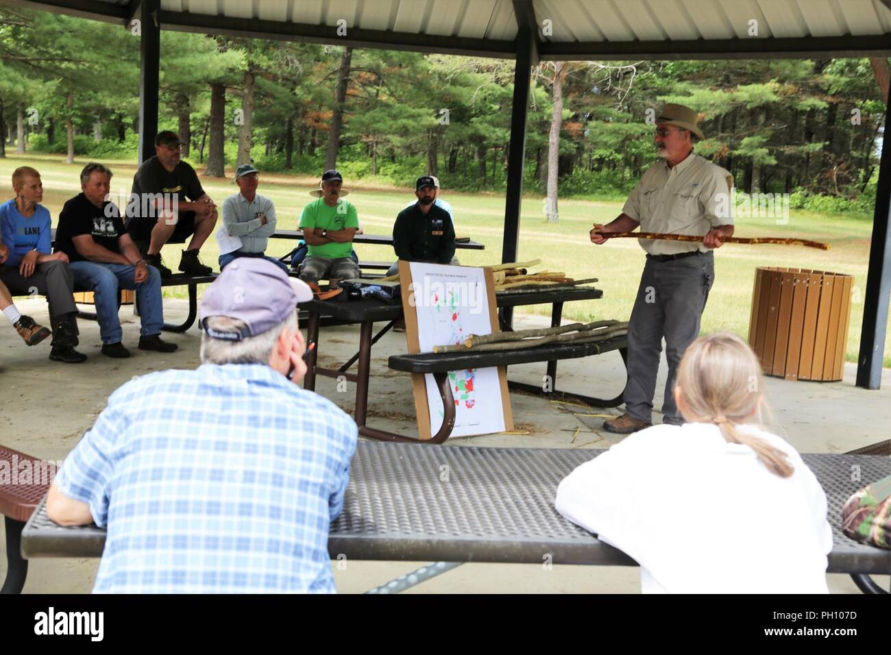 Endangered Species Biologist Tim Wilder with the Directorate of Public ...
