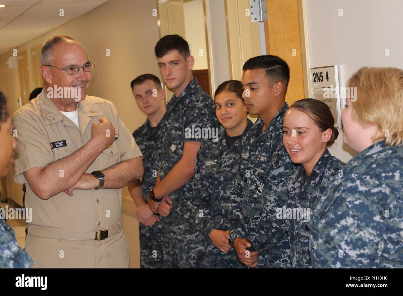 Vice Adm. Forrest Faison, U.S. Navy surgeon general and chief, U.S ...