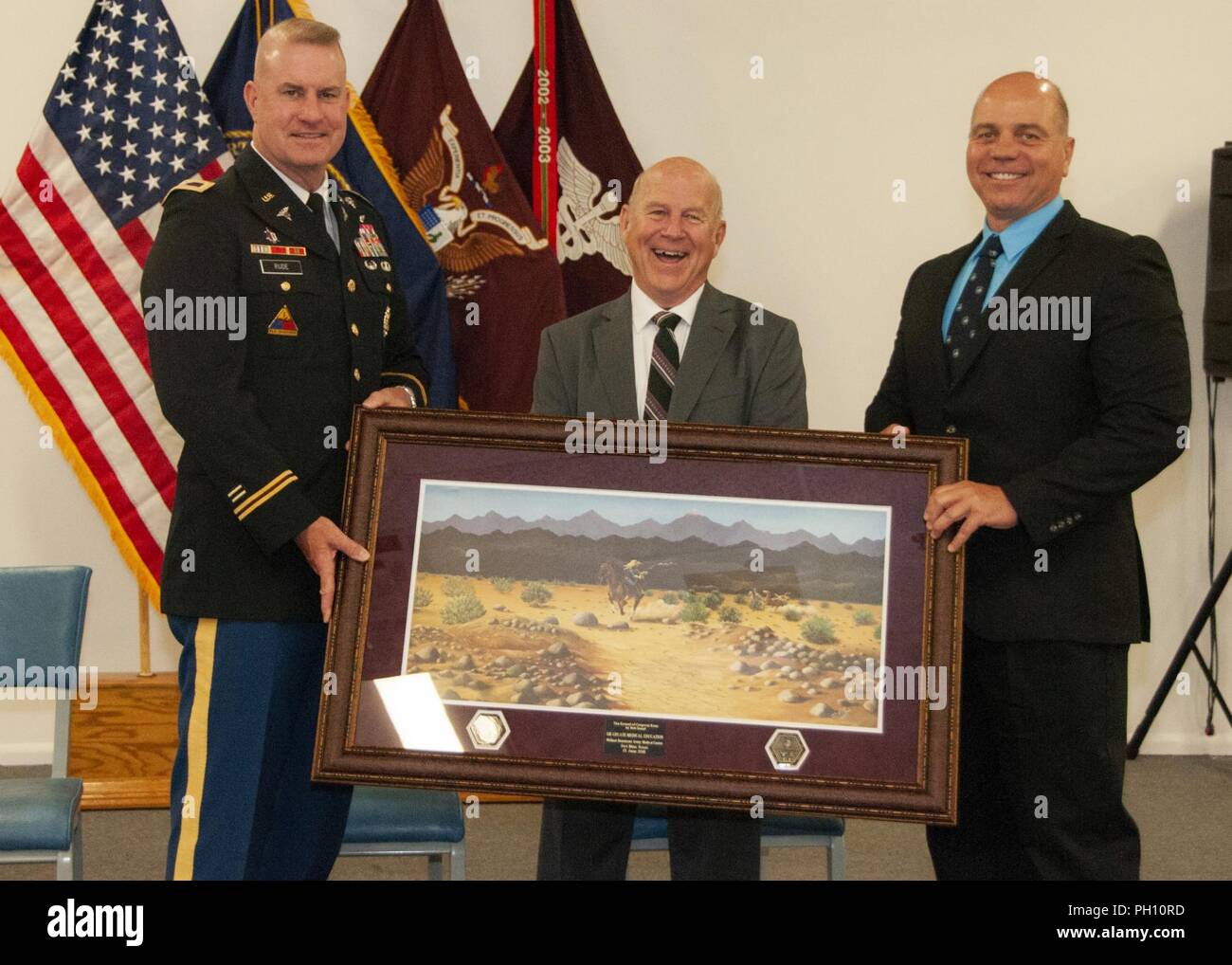 Col. Erik Rude, commander, William Beaumont Army Medical Center, and Dr ...