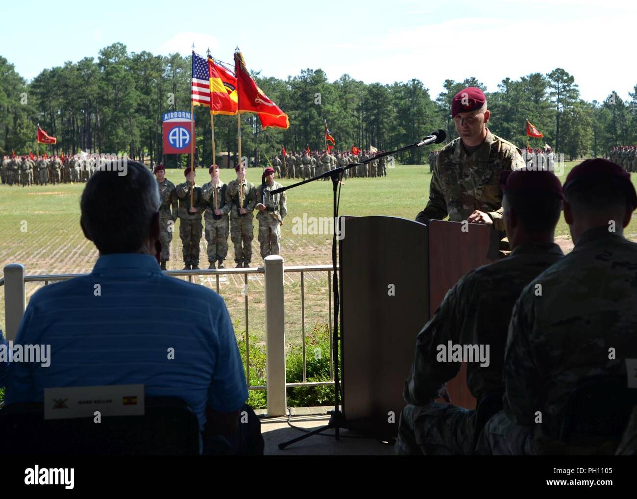 U.S. Army Col. Eric Johnson, incoming commander of 82nd Airborne ...