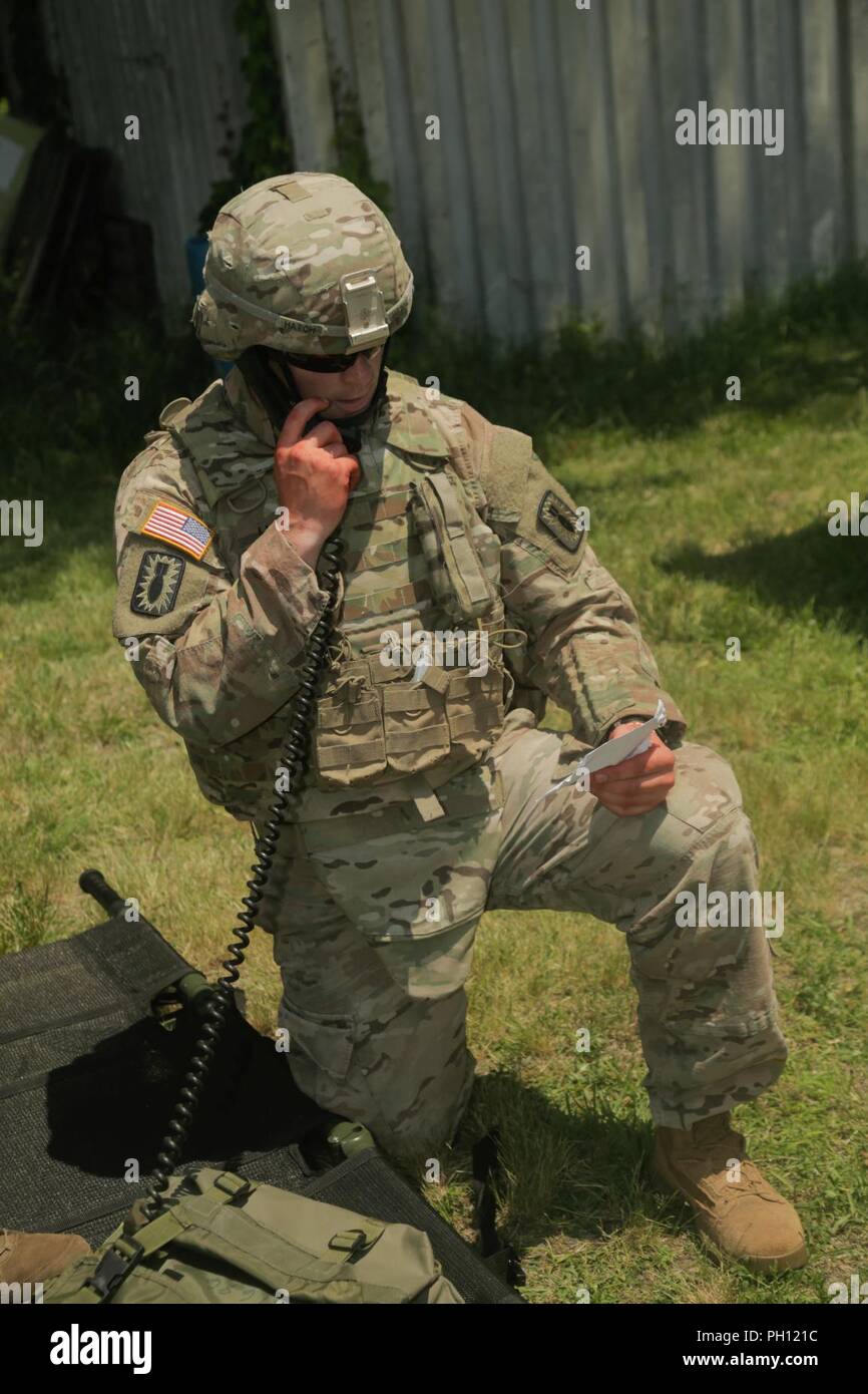 U.S. Army Staff Sgt. Brandon Hatch, assigned to the754th Ordnance ...