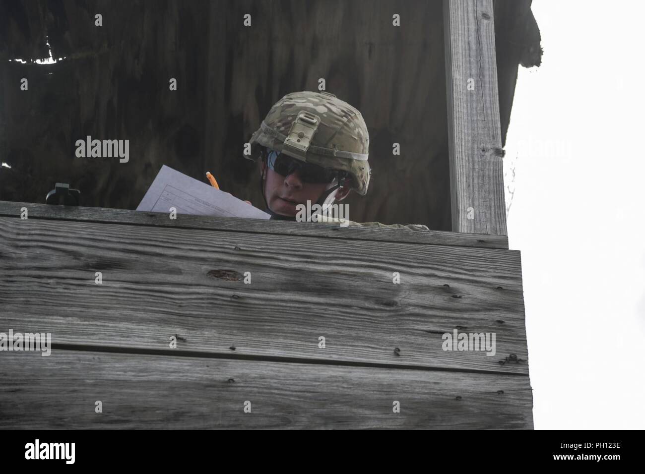 U.S. Army Staff Sgt. Brandon Hatch, assigned to the 754th Ordnance ...