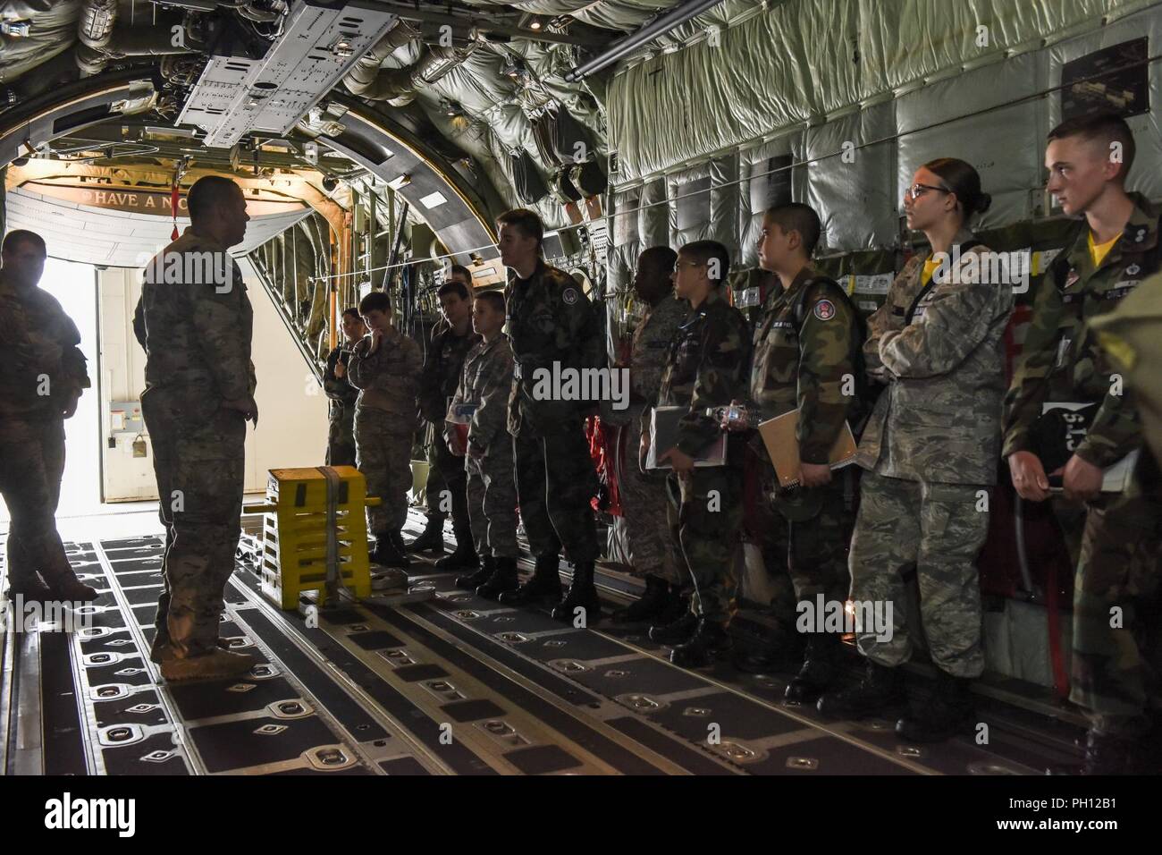 U.S. Air Force Staff Sgt. Jared Williams, a loadmaster with the 193rd ...
