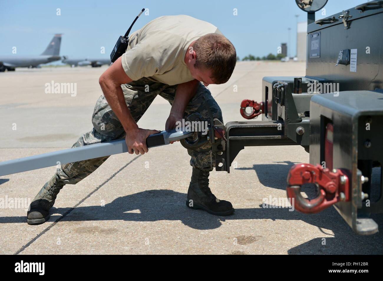 Staff Sgt. Eric Miksch, an aerospace ground equipment journeyman with ...