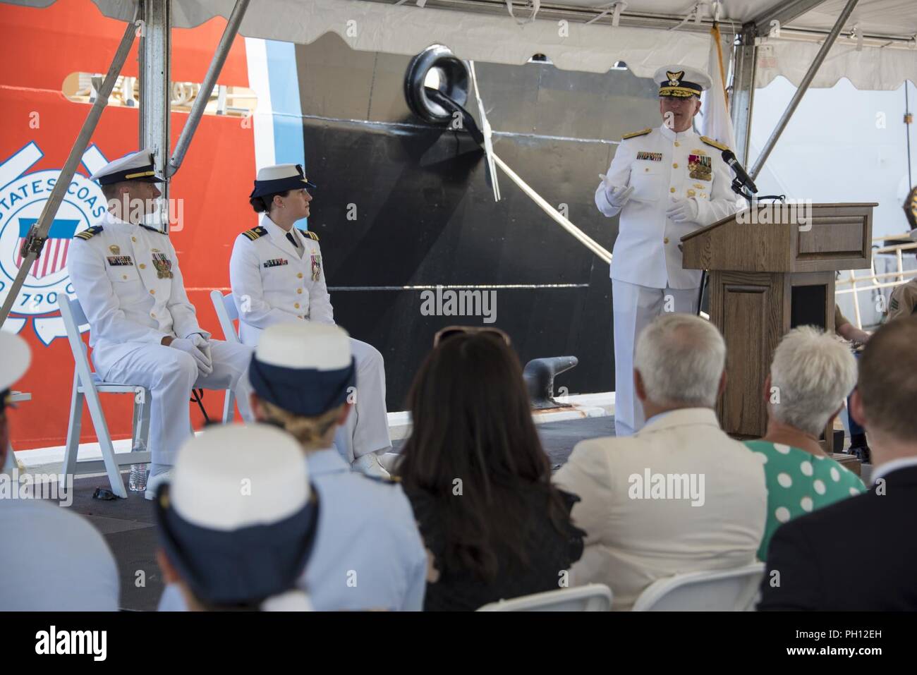 Rear Adm. Peter Brown, Commander of Coast Guard District Seven ...