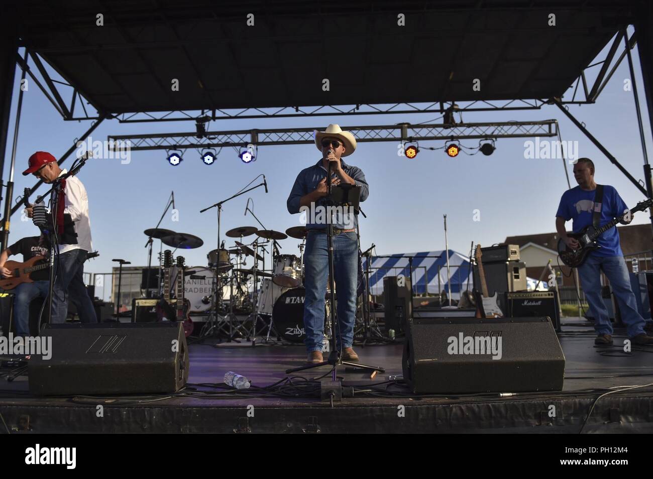 Call For Fire, a country and classic rock band, performs during Freedom ...