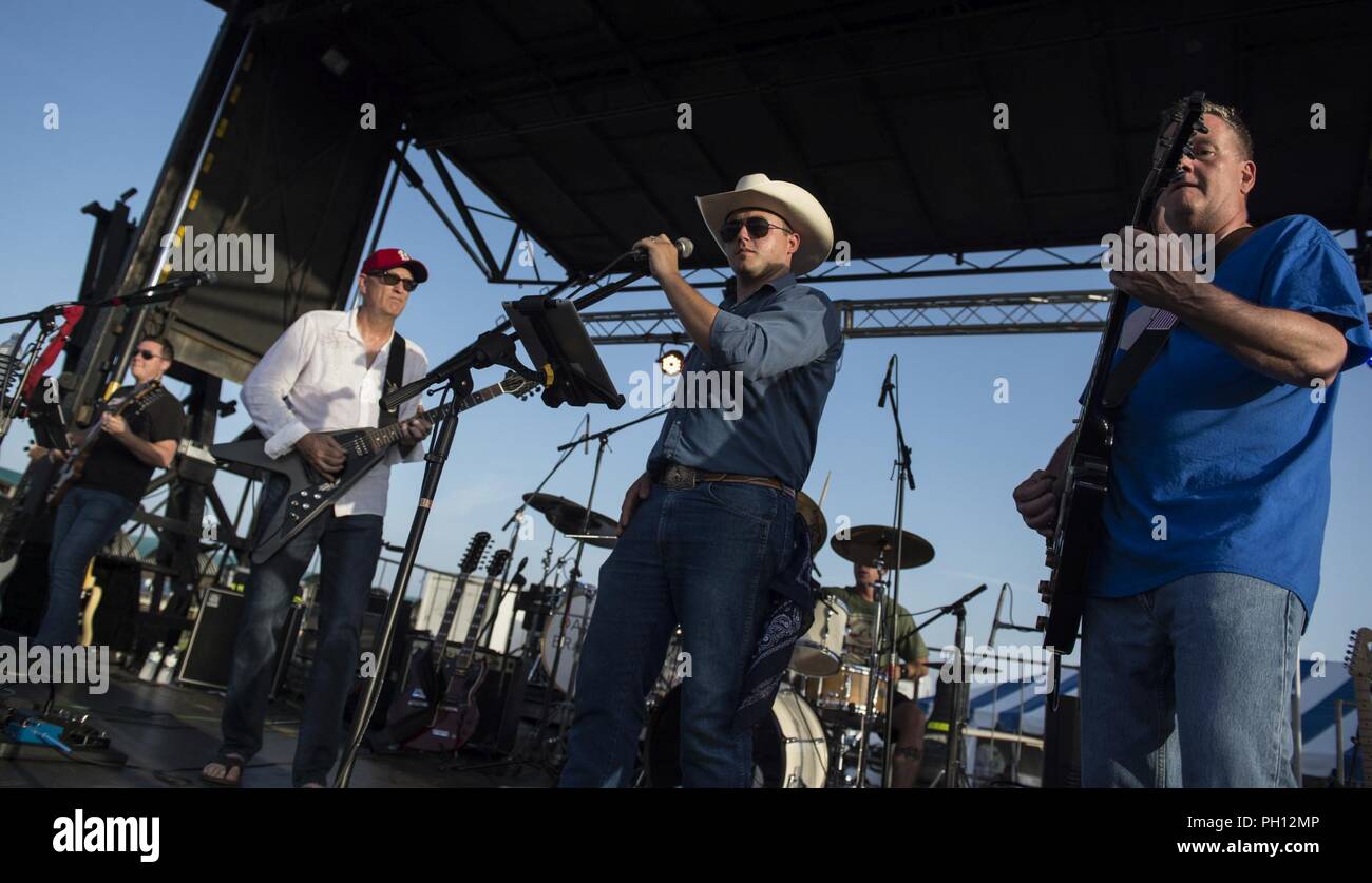 Call For Fire, a country and classic rock band, performs during Freedom ...